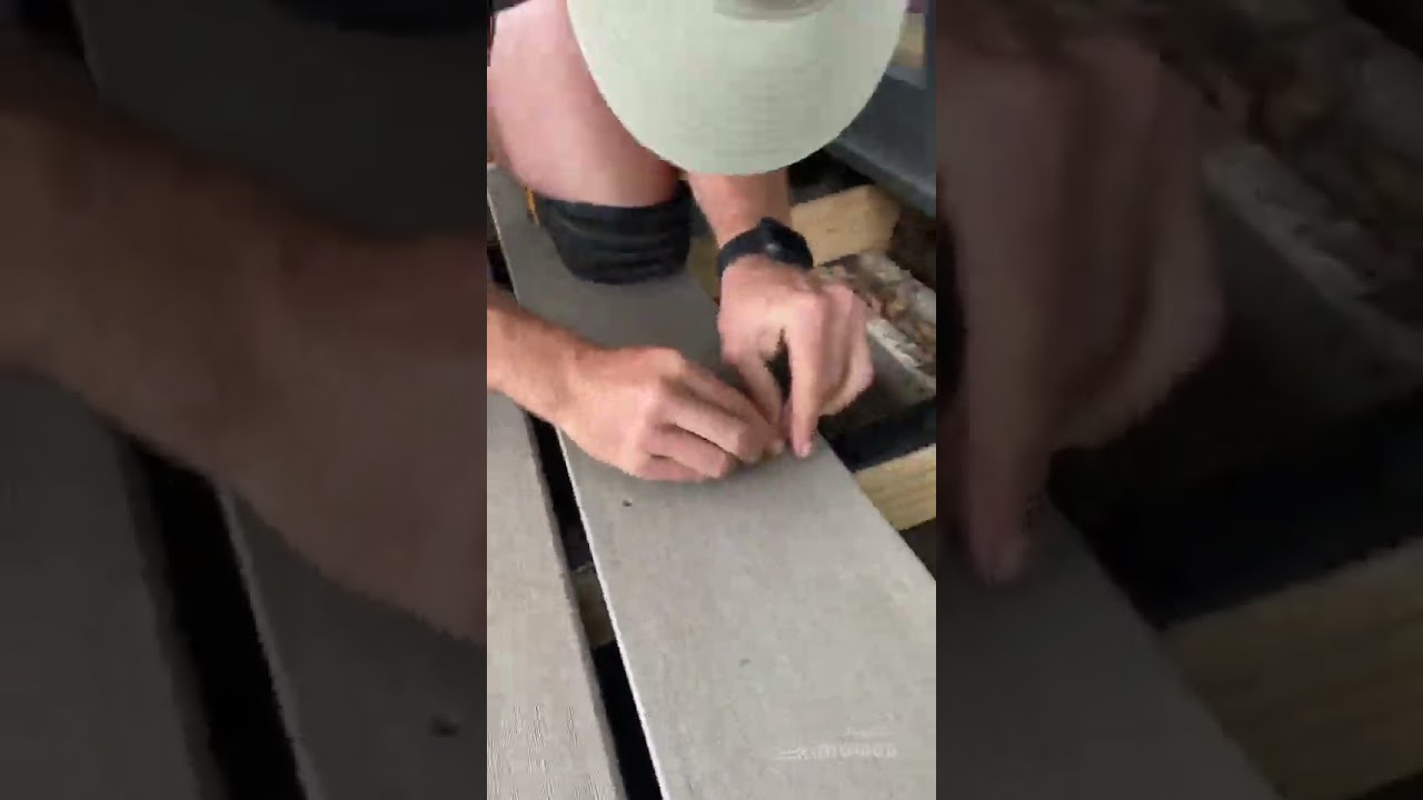 Cortex screw/plug system for Timbertech Azek decking boards is second to none!