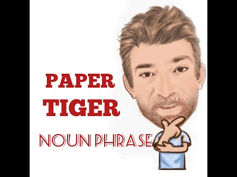 English Tutor Nick P Word Origins (249) Paper Tiger