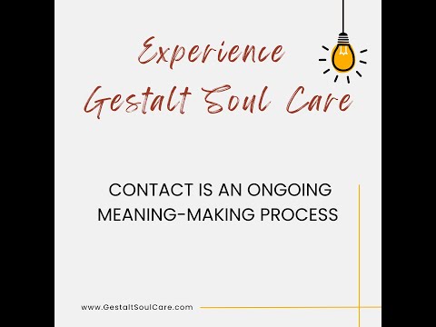 Contact Part 1: An ongoing meaning-making process
