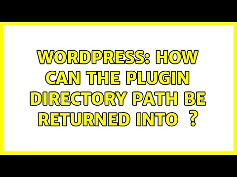 Wordpress: How can the plugin directory path be returned into <script> </script>? (4 Solutions!!)