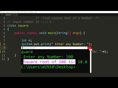 Learn Java program to find Square Root of a Number | Learn Coding - Mind Luster