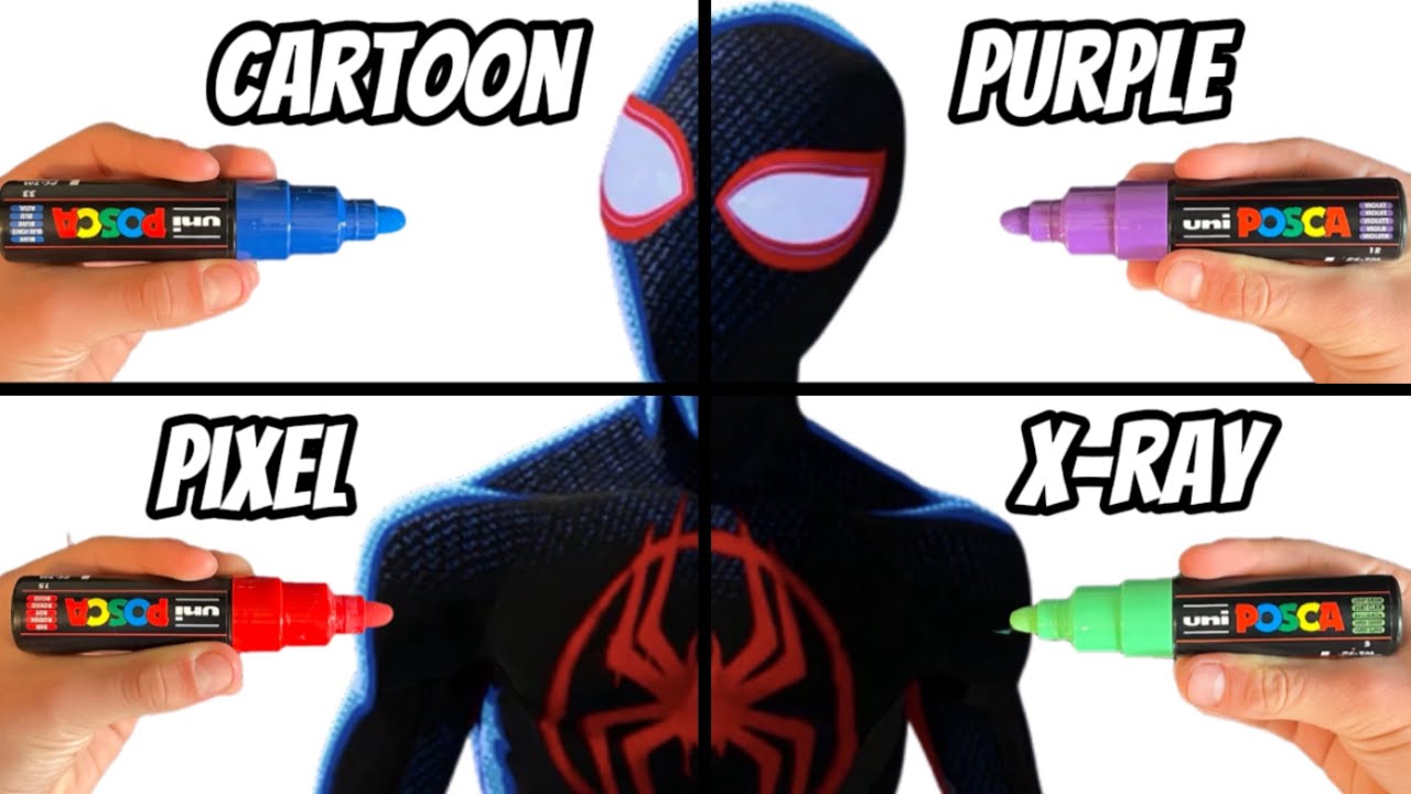 Drawing Miles Morales In 4 Different Styles!