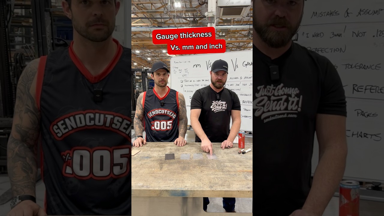 Not all sheet metal gauges are equal. 🚫Spec your parts with the material details on our website👏