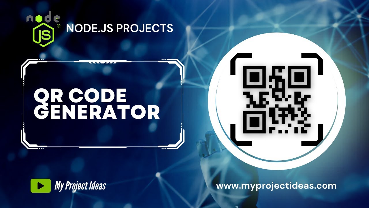 QR Code Generator using Node.js | Node.js Projects