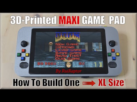 🕹️ Maxi Game Pad Console・ STL File for 3D printing・Cults