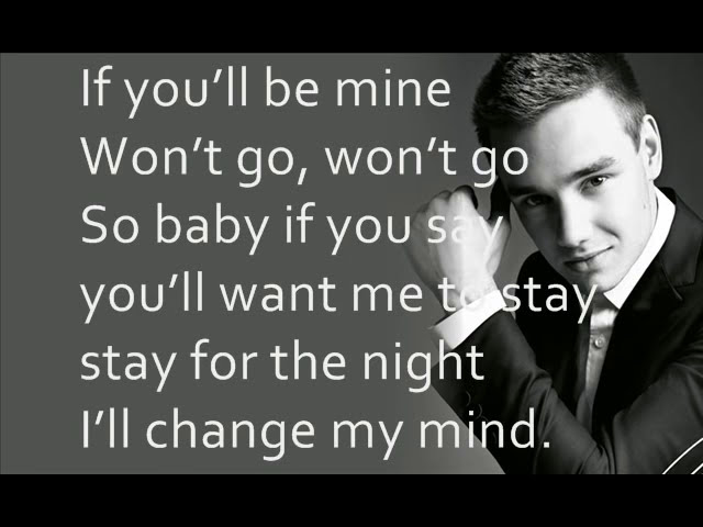 One Direction - Change My Mind Lyrics And Videos