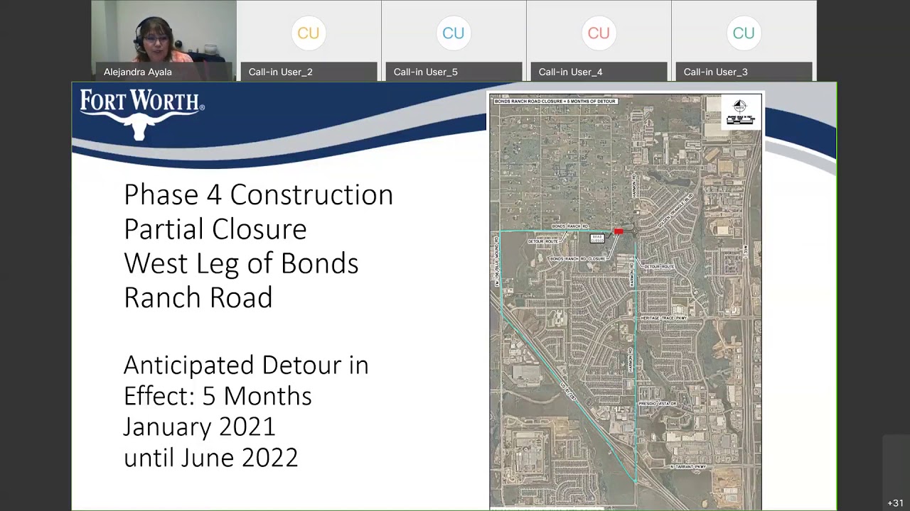 Community Meeting for Harmon Road Project