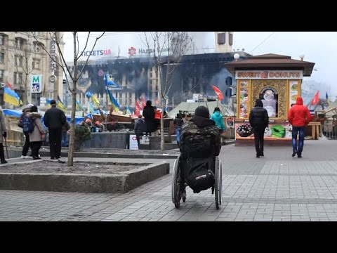 Euromaidan - There is no terrorists at Maidan in Kiev Ukraine