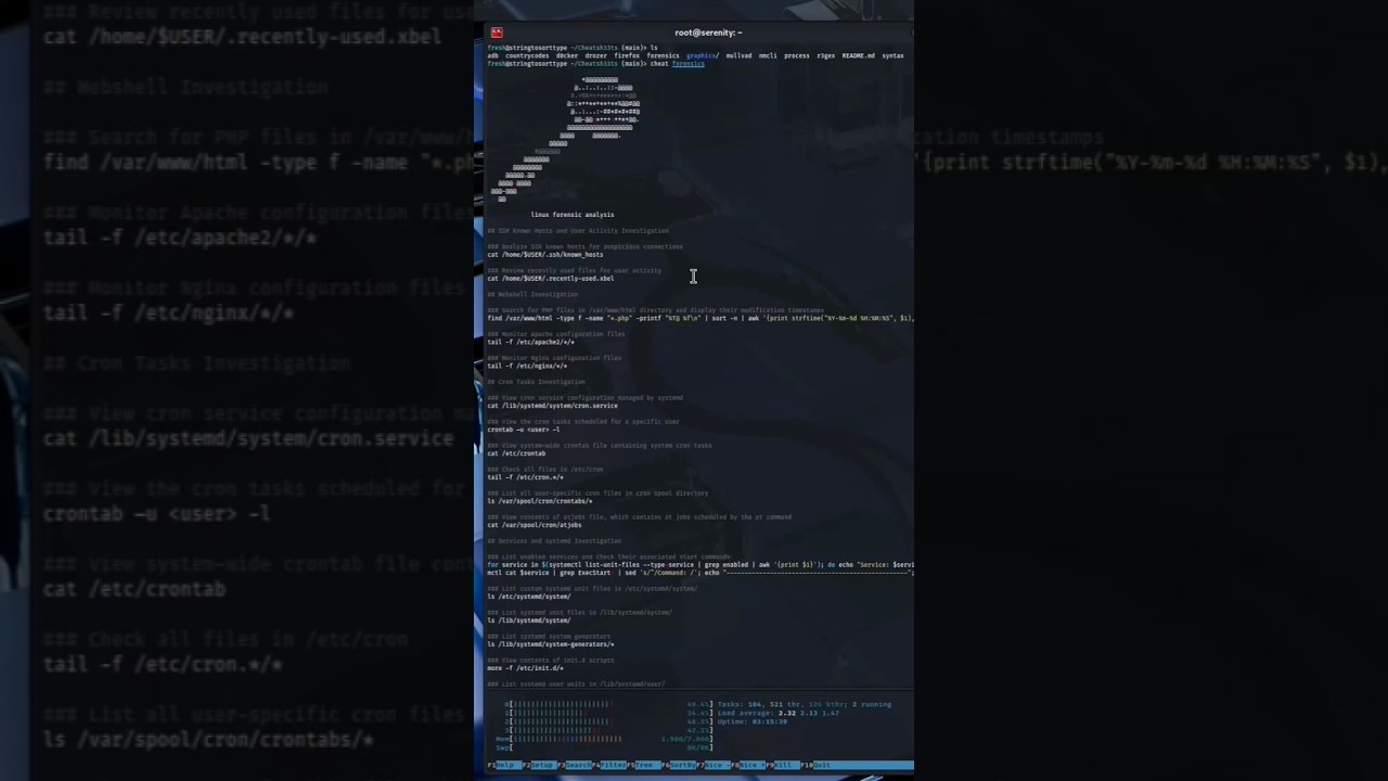 Linux Forensics Cheatsheet 🔍 You Need This!