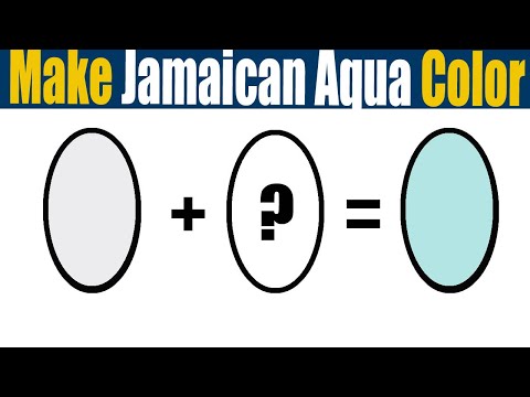 How To Make Jamaican Aqua Color What Color Mixing To Make Jamaican Aqua