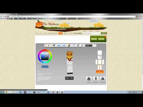 Minecraft Skin Editor (Easy) [Skindex Editor] 2012