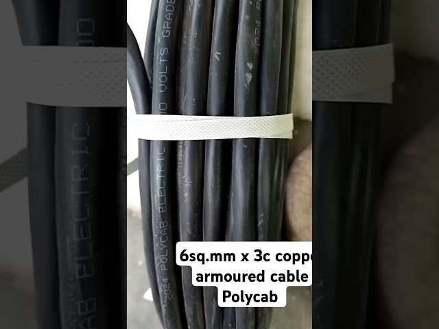 Electrical Wire - 6SQ.MM 3 CORE COPPER ARMOURED CABLE XLPE CABLE 1100V ...