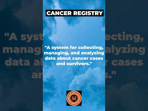 CANCER REGISTRY📖👨🏻⚕️ By- Senior Oncologist Prof Yogendra Prasad Singh #cancer #shorts