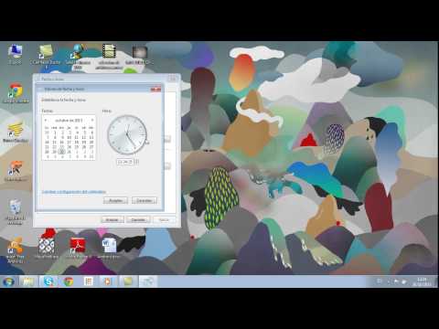 cambiar hora y fecha al computador