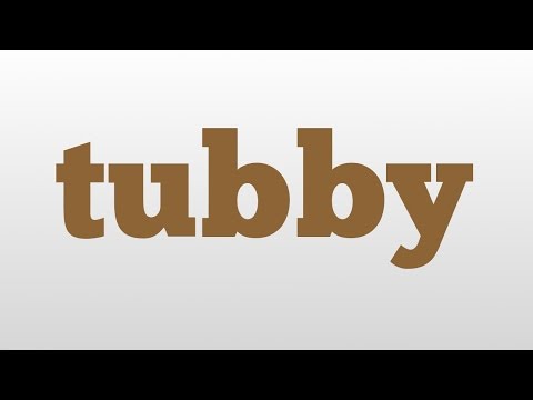 tubby meaning and pronunciation