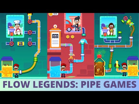 Flow Legends: Pipe Games - Logic Brain Puzzle Game