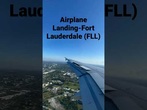 Spectacular Landing at Fort Lauderdale Airport (FLL-Florida) Mesmerizing Time-Lapse