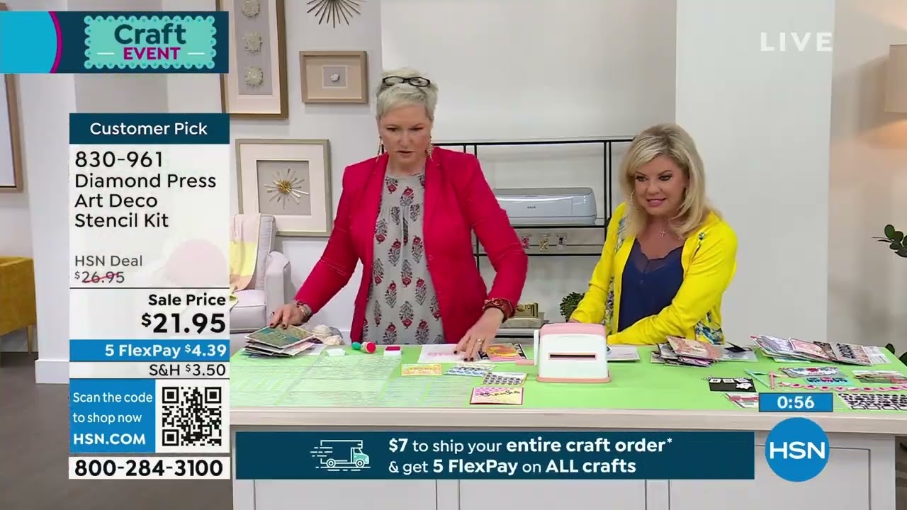 Diamond Press Art Deco Stencil Kit