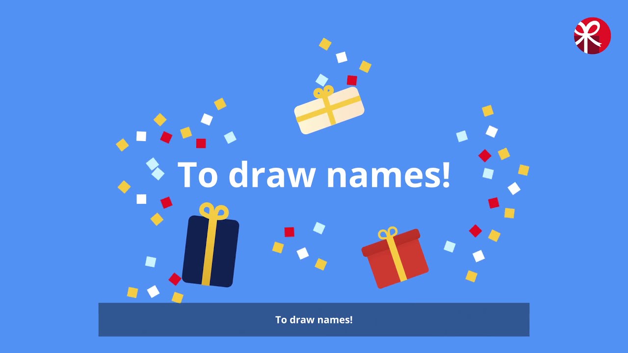 Draw names for your Secret Santa and celebrate the holidays together or remotely