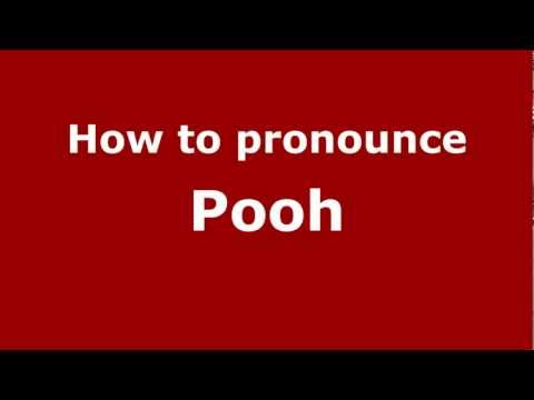 How to Pronounce Pooh - PronounceNames.com
