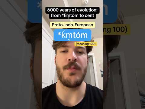 "Cent" evolving from the Bronze age to today #linguistics #history #etymology #language