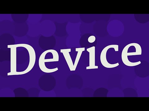 DEVICE pronunciation • How to pronounce DEVICE