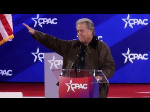 Steve Bannon's 'Salute' At CPAC Conference Resembles Elon Musk