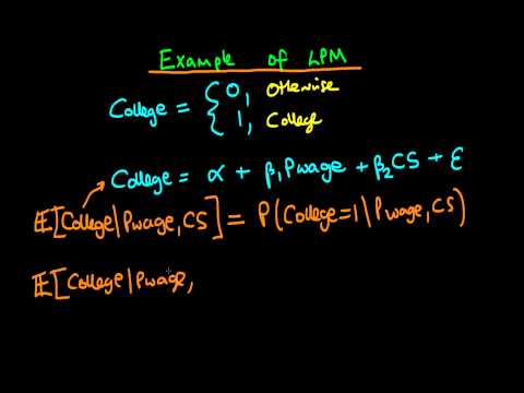 The linear probability model - example