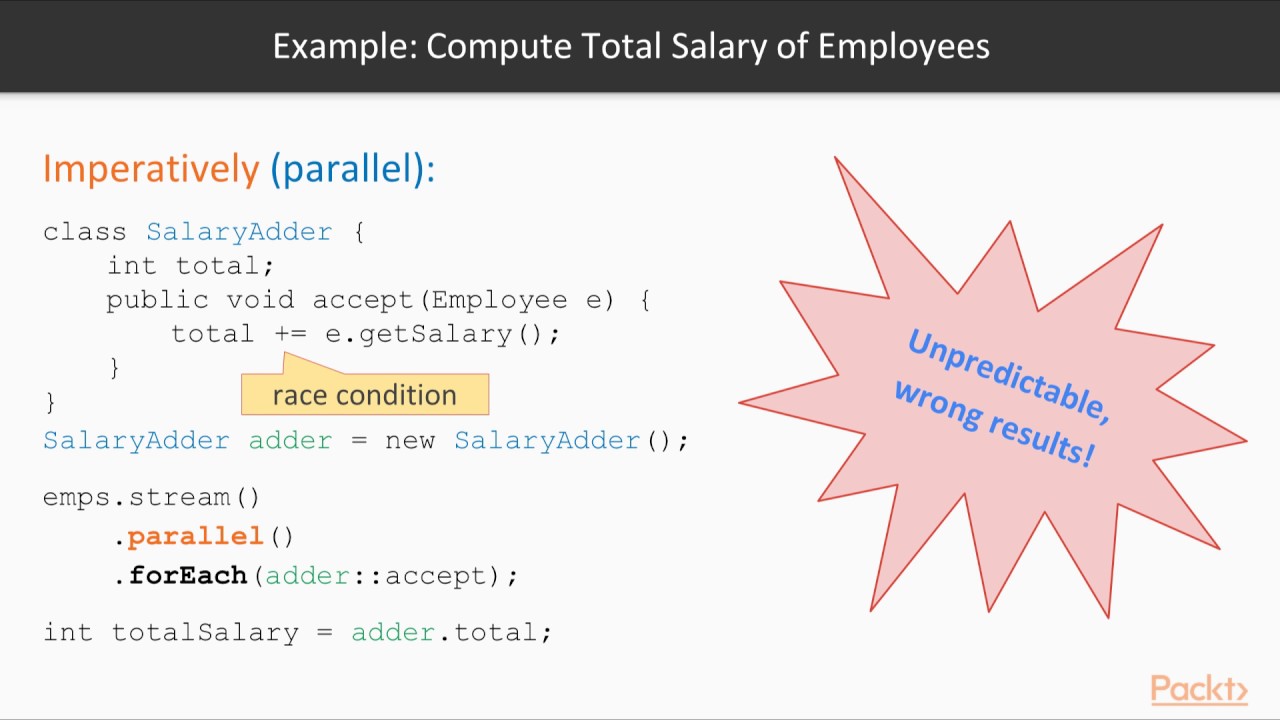 Functional Programming with Streams in Java 9 : Rcgnzng & Avdng Statfulne & Sid Efcts | packtpub.com