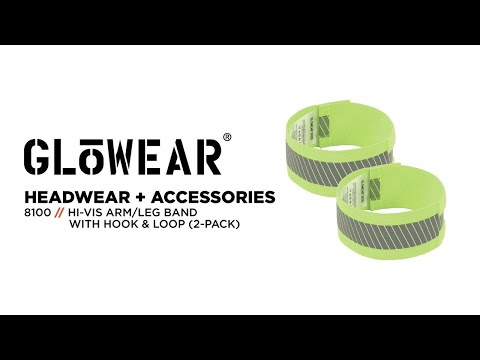 GloWear 8100 Hi-Vis-banden zorgen voor reflecterende zichtbaarheid op armen en benen