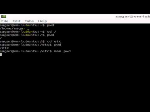 pwd command in Unix