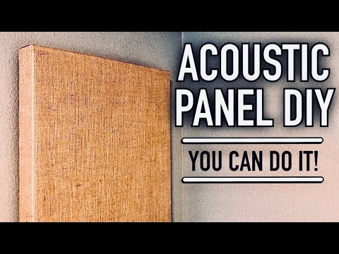 Do It Yourself Acoustic Panels! You Can Do It!