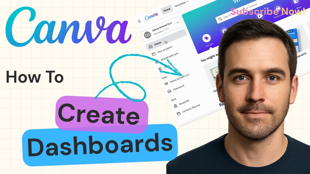 How to Create Dashboards Using Templates in Canva | Canva Tutorial 2026