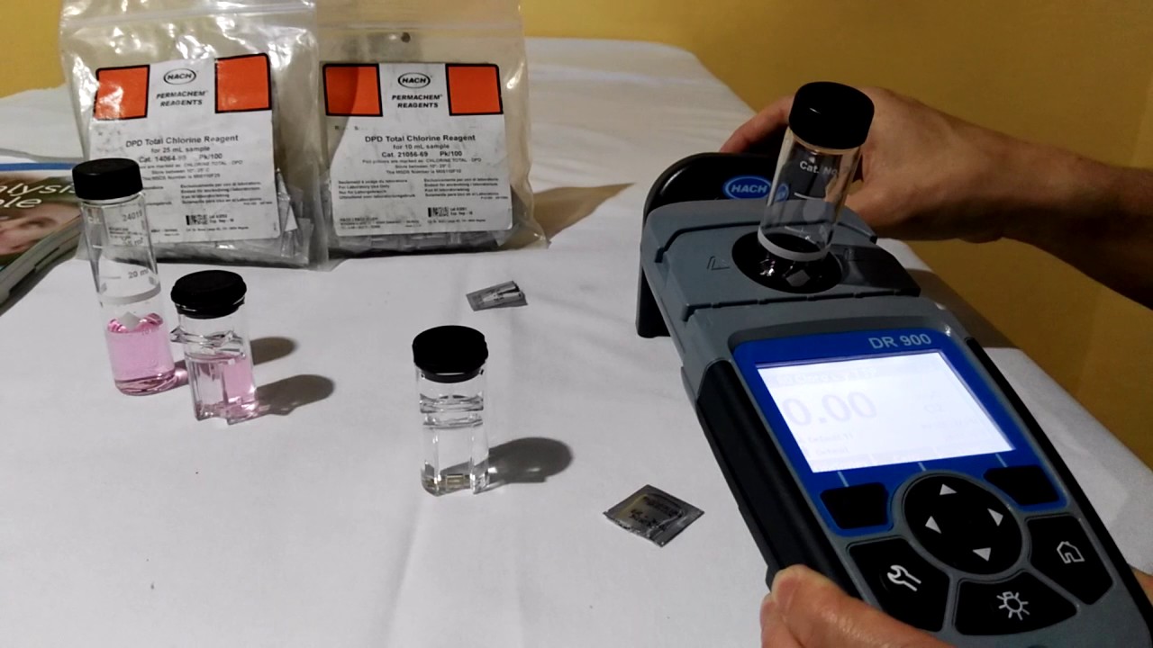 Video 2 de 2 Medicion de Cloro Libre y Total  DR 900