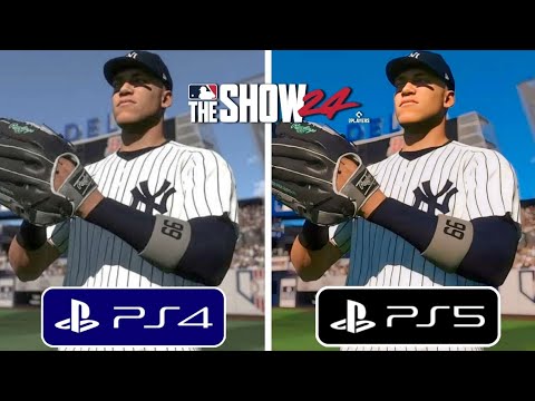MLB The Show 24 PS4 vs PS5 Graphics Comparison