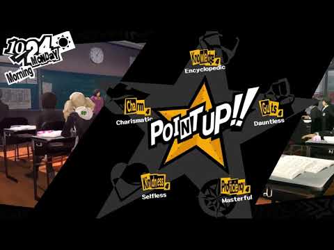 Persona 5 - All School Test - Exam Answers in October (English)