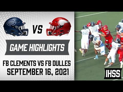 Fort Bend Clements at Fort Bend Dulles - 2021 Week 4 Football ...