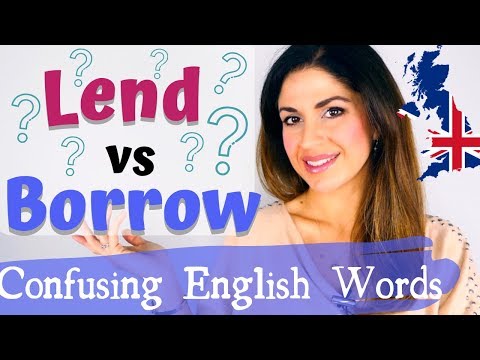 LEND or BORROW? What's the difference? | English Grammar Lesson
