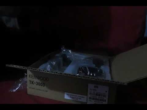 Unboxing Kenwood TK 3000 UHF FM Transceiver Mobile Radio