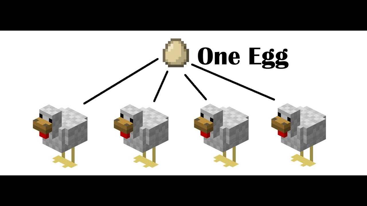 ONE egg spawns FOUR chickens!