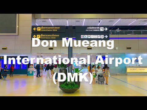 (4K)Walk tour Don Mueang International Airport (DMK) | Bangkok,Thailand