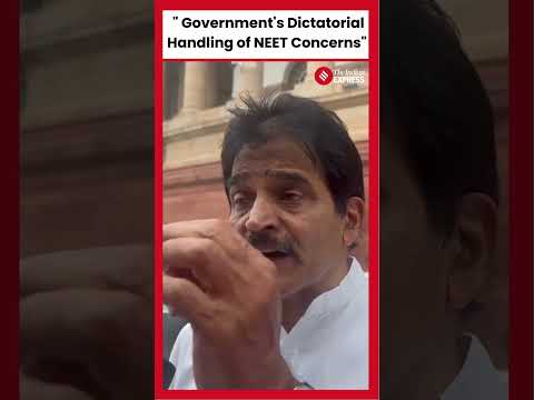 Congress Leader KC Venugopal Criticizes Government for "Dictatorial" Handling of NEET Concerns