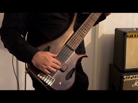 Handmade 39” Scale 6 String Bass 2024 - Oil | Reverb