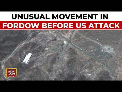 Satellite Images Reveal Unusual Activity At Iran's Fordow Nuclear Facility Before US Strikes