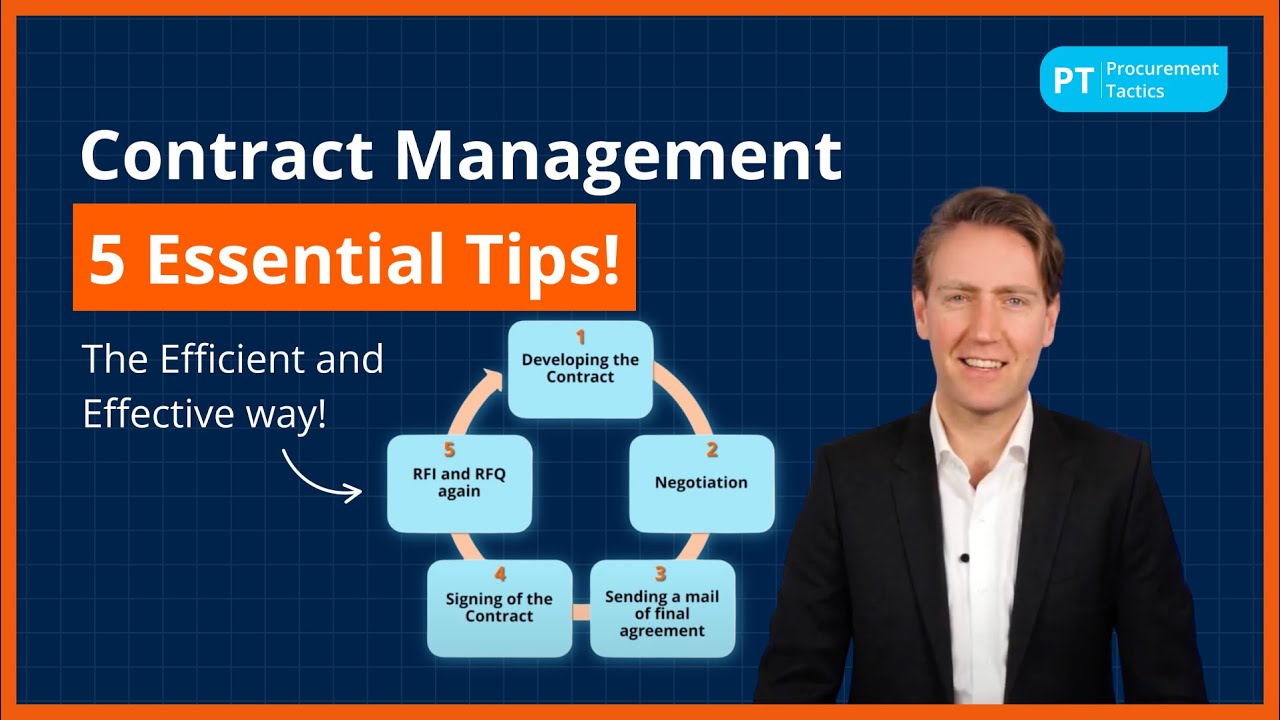 5 Essential Tips for Efficient and Effective Contract Management