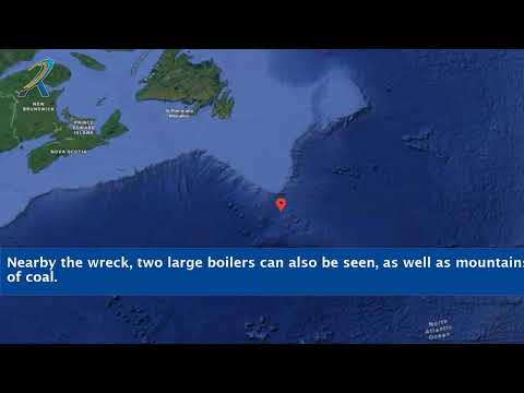 Where Is The Titanic Wreck On A Map Location