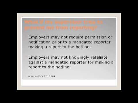 Arkansas Mandated Reporting
