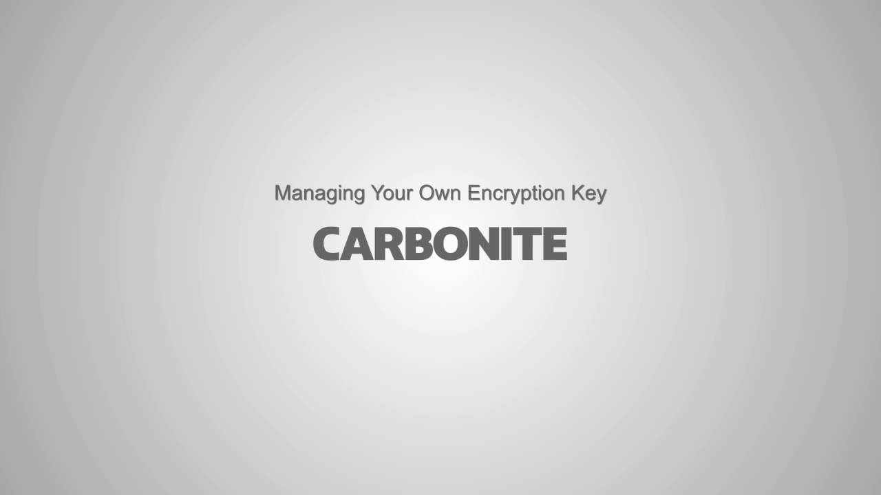 Managing Your Own Encryption Key