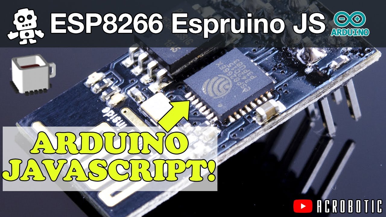 ESP8266 Running JavaScript Using Espruino (Mac OSX and Windows)