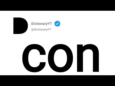 con Meaning in English